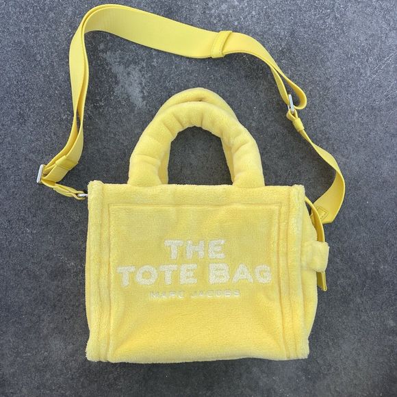 Marc Jacobs | Bags | The Marc Jacobs Tote Yellow Terry Small Crossbody ...